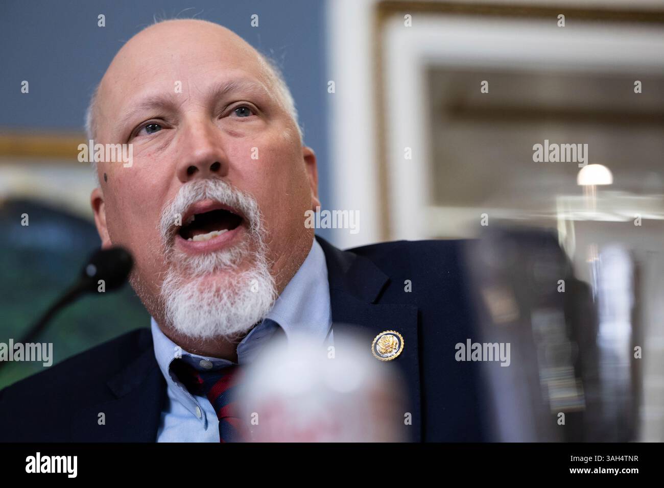 Rep. Chip Roy (R-Texas) speaks during a House Rules Committee meeting ...