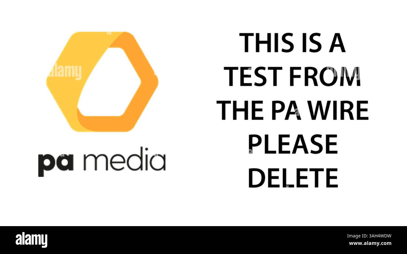 Archive test 2. THIS IS A TEST IMAGE FROM THE PA IMAGE WIRE. PLEASE ...