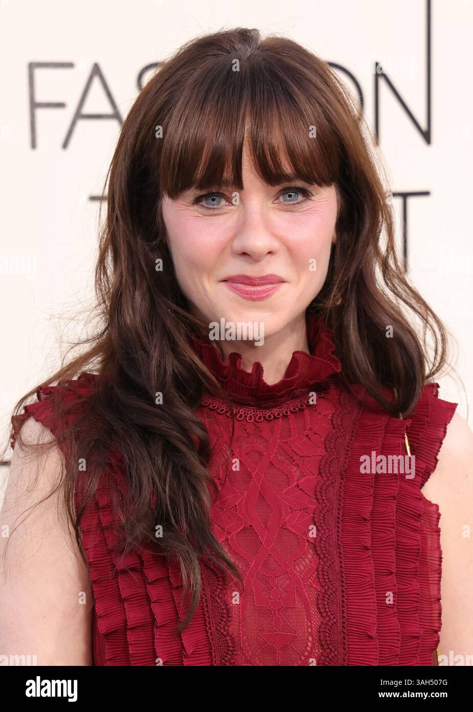 08 April 2025 Los Angeles, California - Zooey Deschanel. The Fashion ...