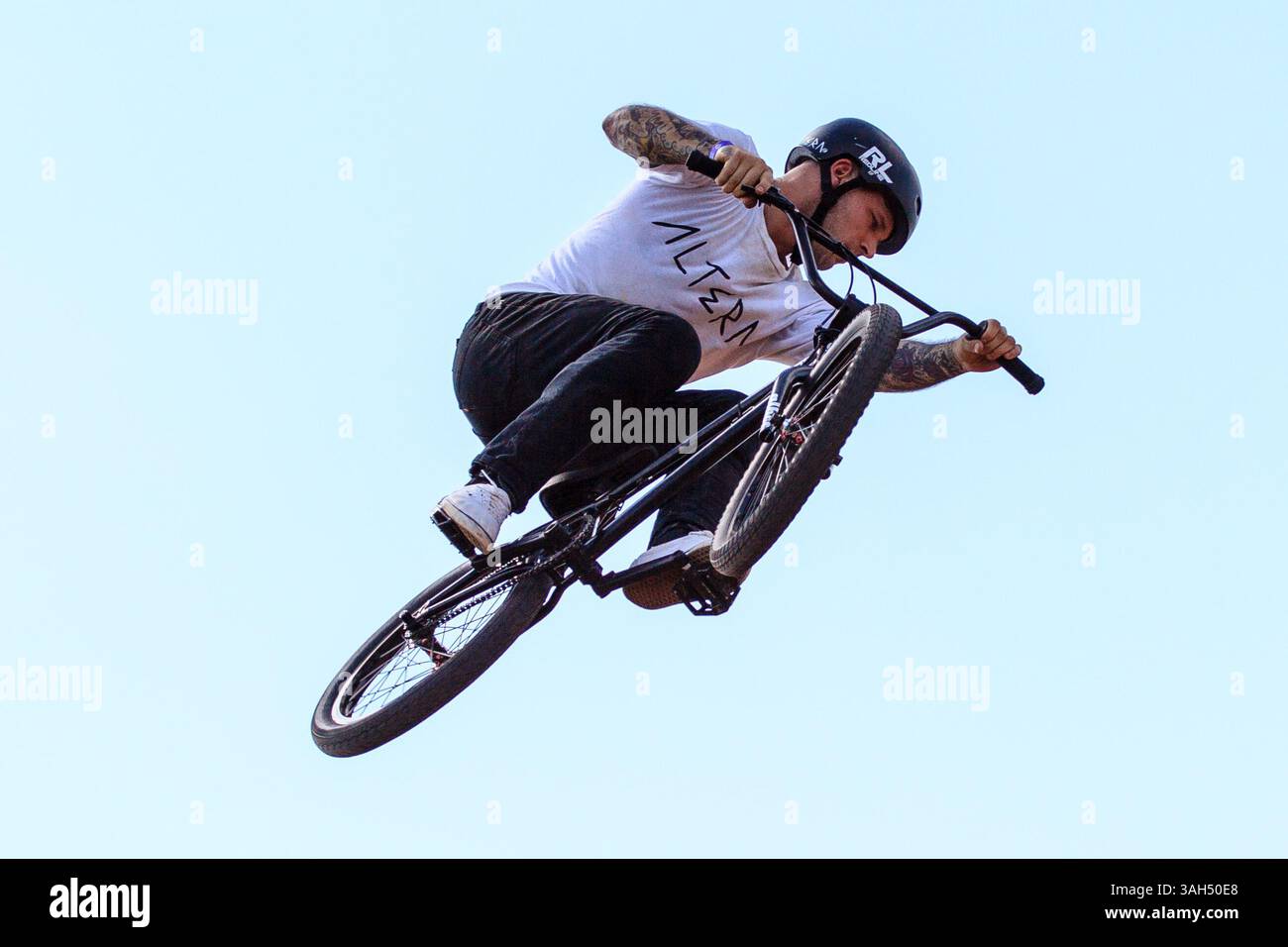 June 4, 2015 - Austin, Texas, U.S - BMX riders get some practice in ...