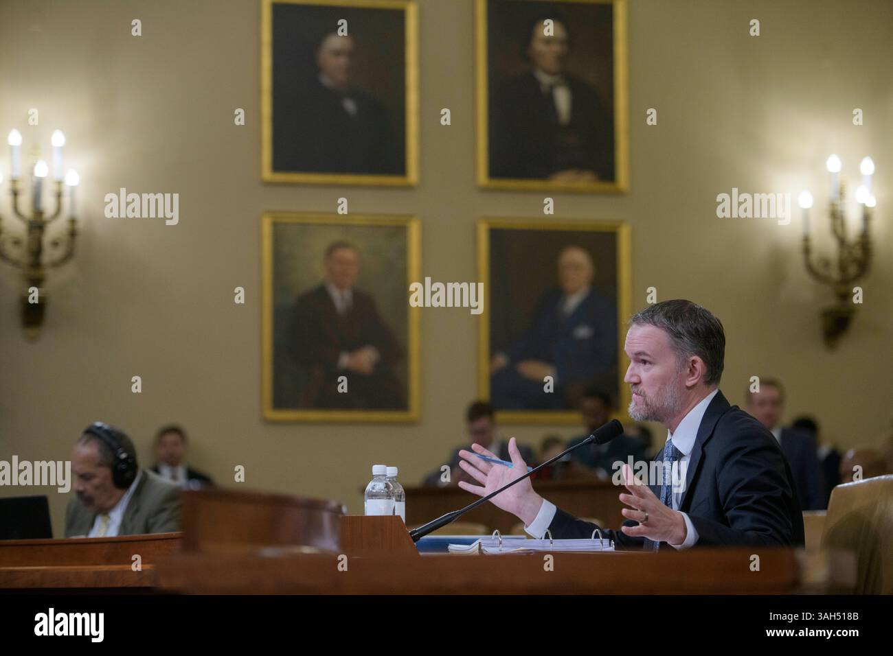 U.S. Trade Representative Jamieson Greer testifies during a House ...