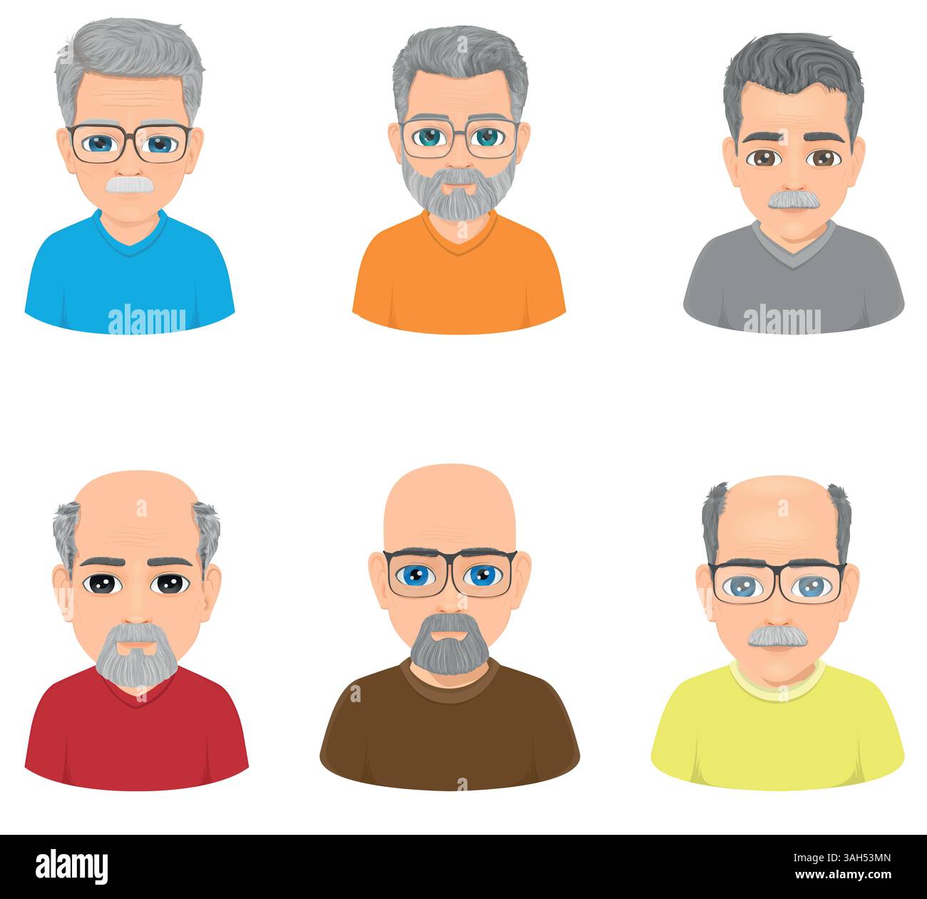 50 60 age group Stock Vector Images - Alamy