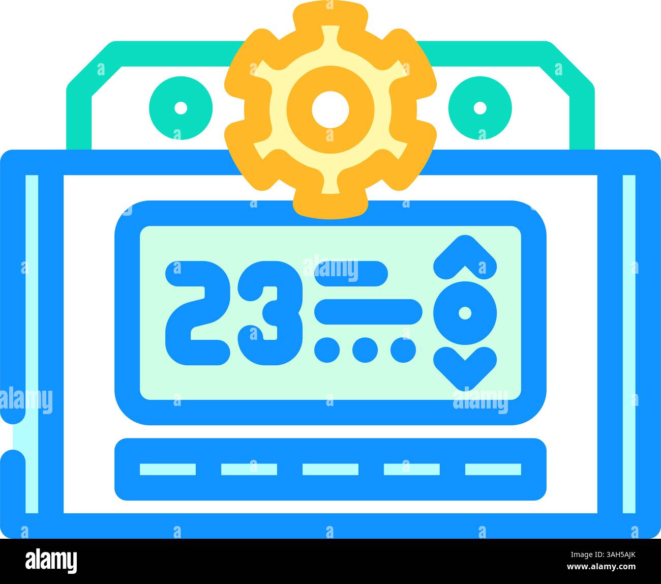 Fencing installation Stock Vector Images - Alamy