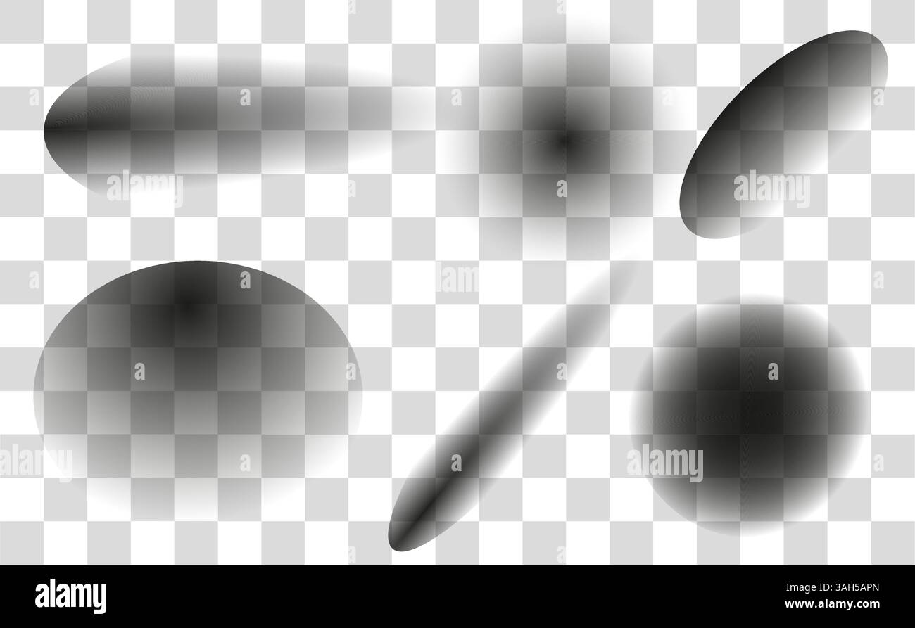 Abstract shapes blend with soft shadows to form a striking visual. The ...