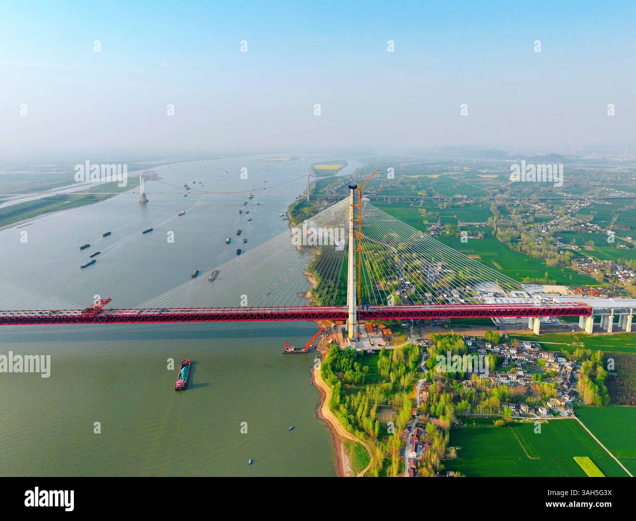 Maanshan, China. 05th Apr, 2025. Photo taken on April 5, 2025 shows the ...