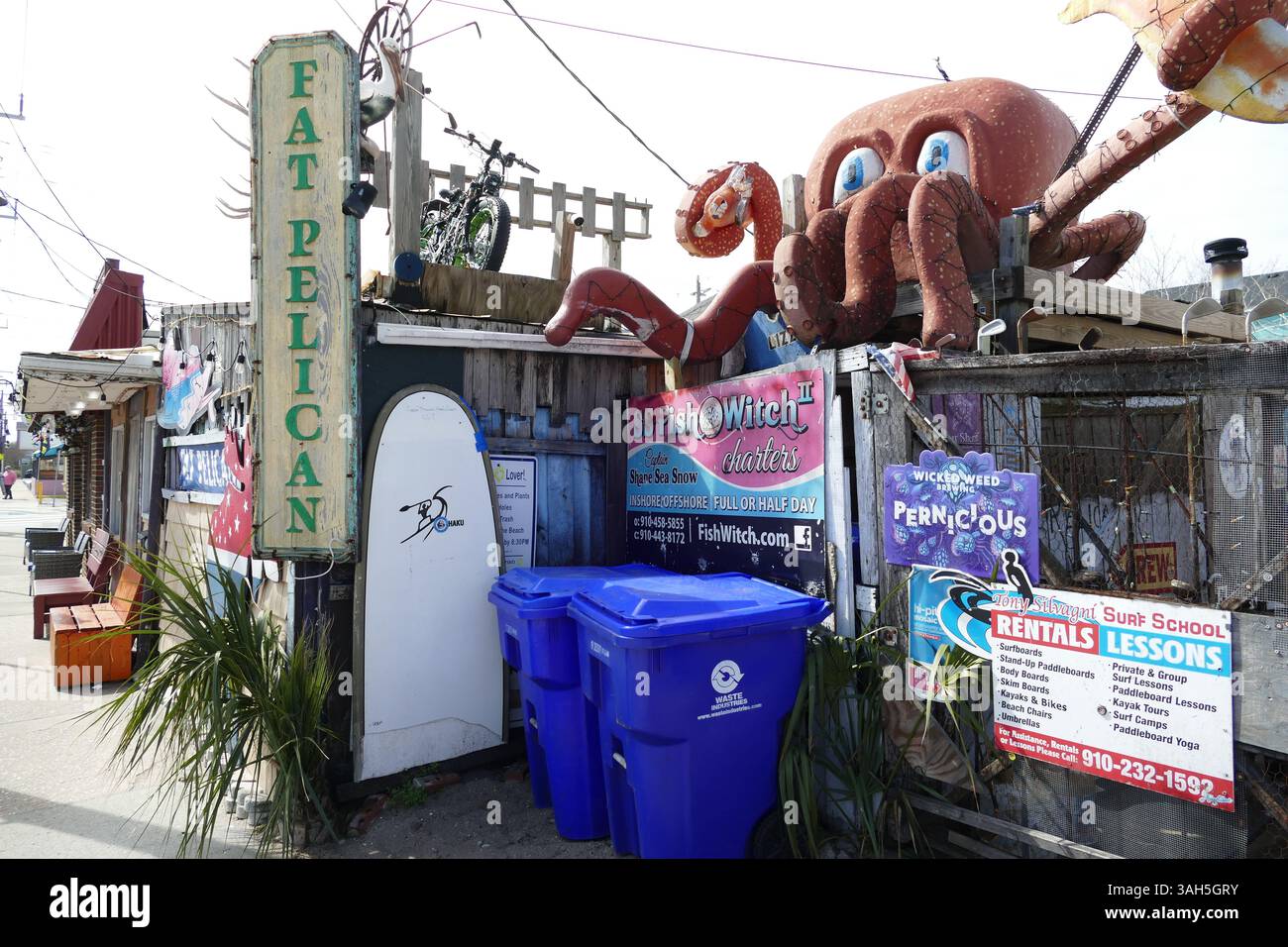 Fat Pelican Bar Carolina Beach, NC Stock Photo - Alamy