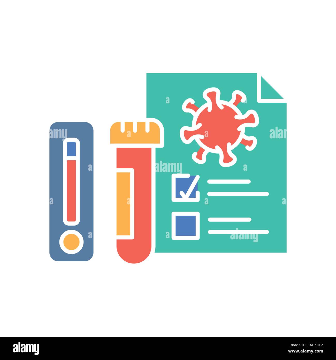 Antibody detection assay Stock Vector Images - Alamy