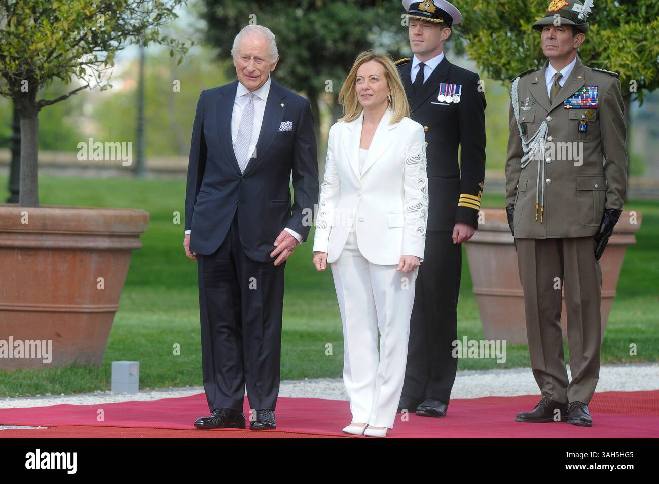 Italy, Rome, 9 April, 2025 : Visit of the Royals of the United Kingdom ...
