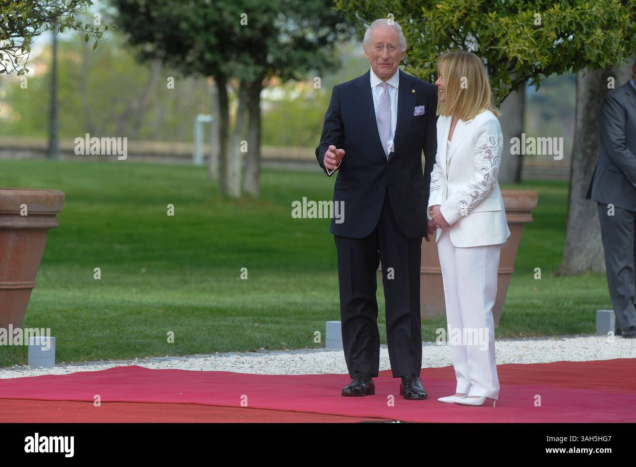 Italy, Rome, 9 April, 2025 : Visit of the Royals of the United Kingdom ...