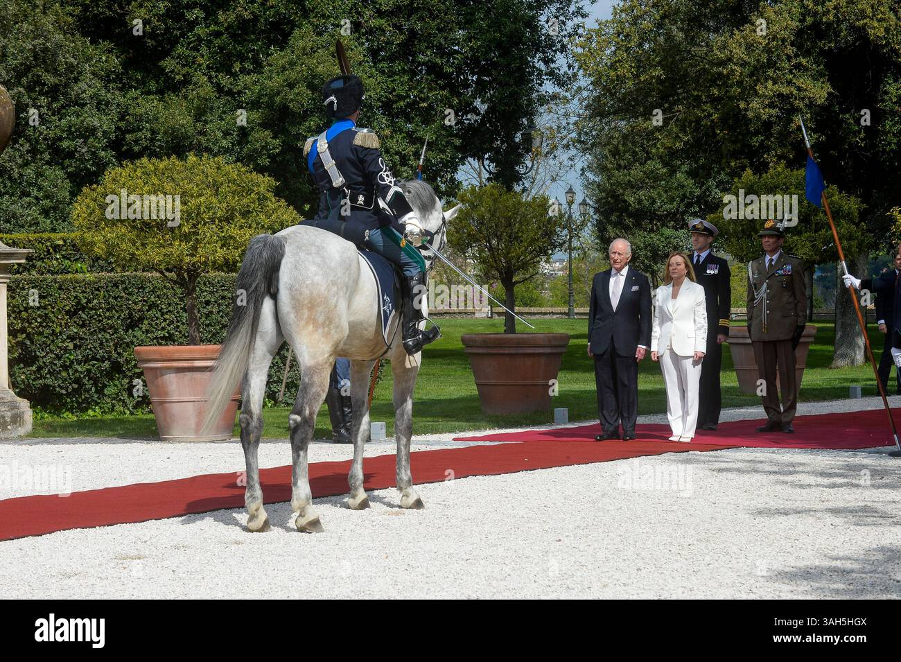 Italy, Rome, 9 April, 2025 : Visit of the Royals of the United Kingdom ...