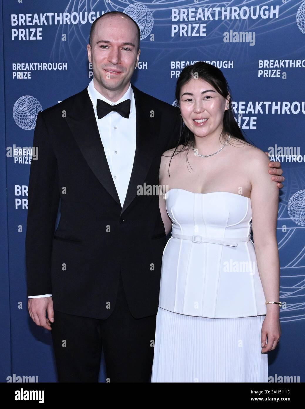 April 5, 2025, Santa Monica, California, USA: Greg Brockman and Anna Brockman attend the 11th ...