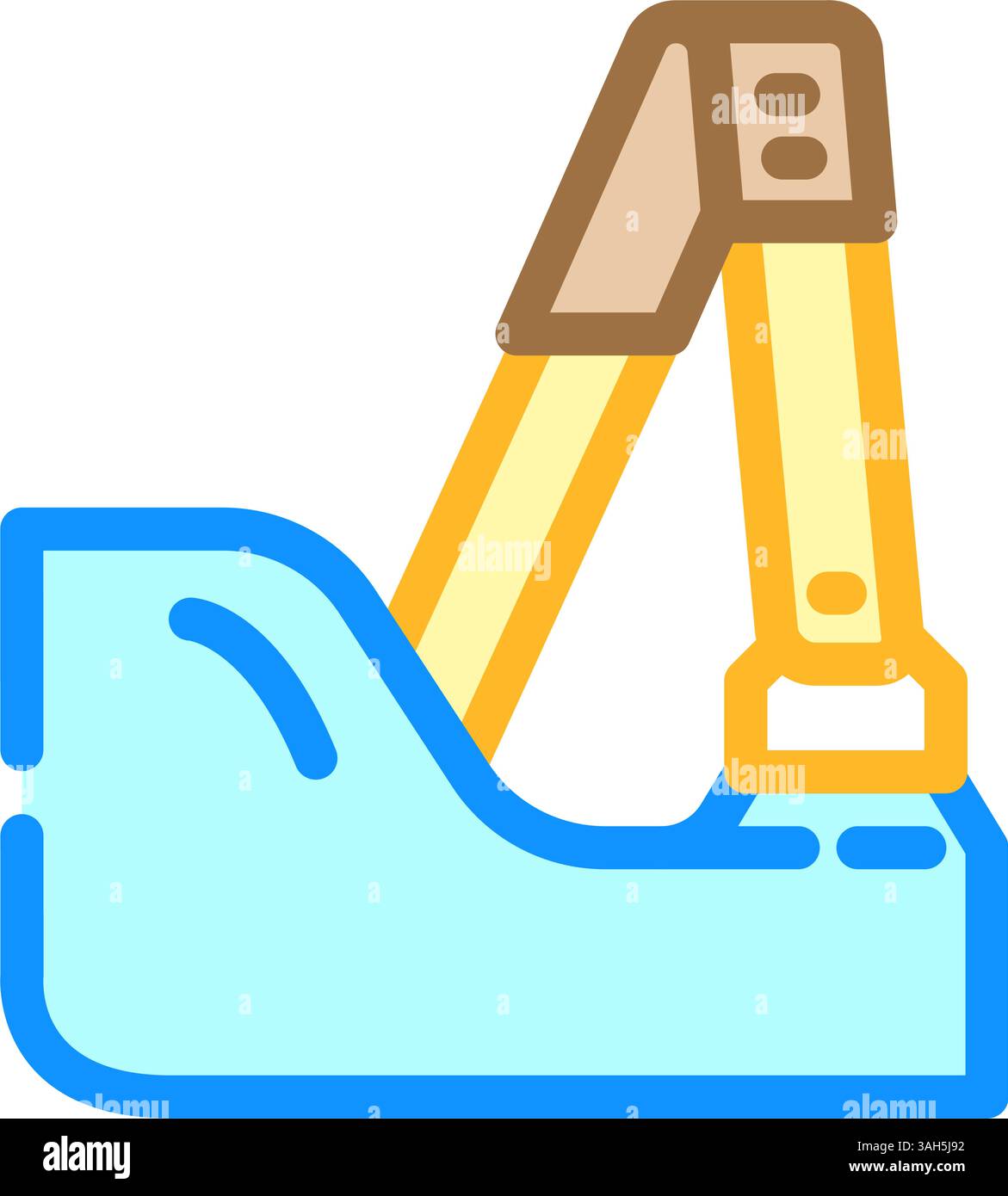 medical sling fracture injury color icon vector illustration Stock ...