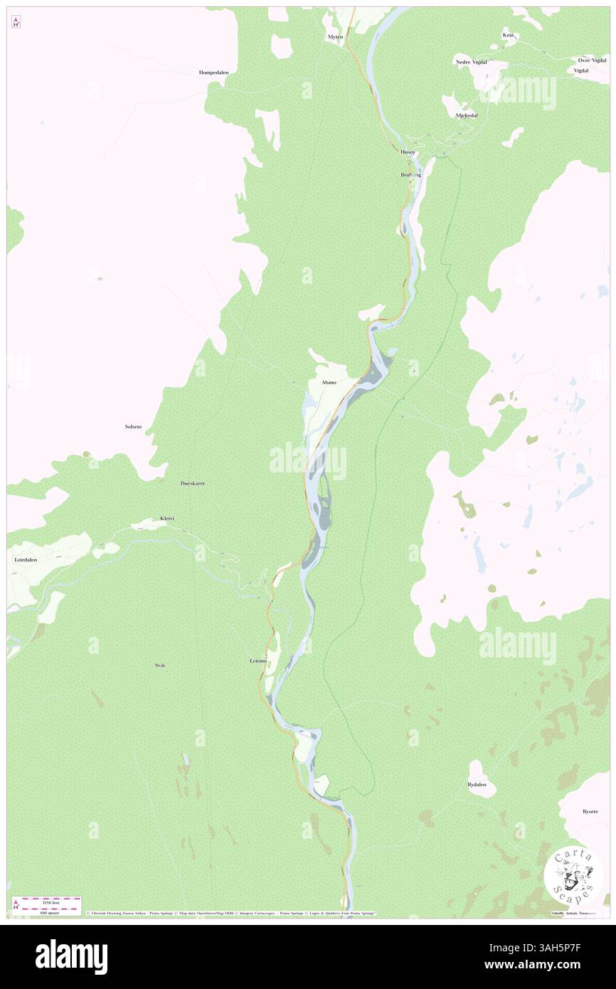 Alsmo Kulvert, Luster, NO, Norway, Vestland, N 61 28' 54'', N 7 15' 28 ...