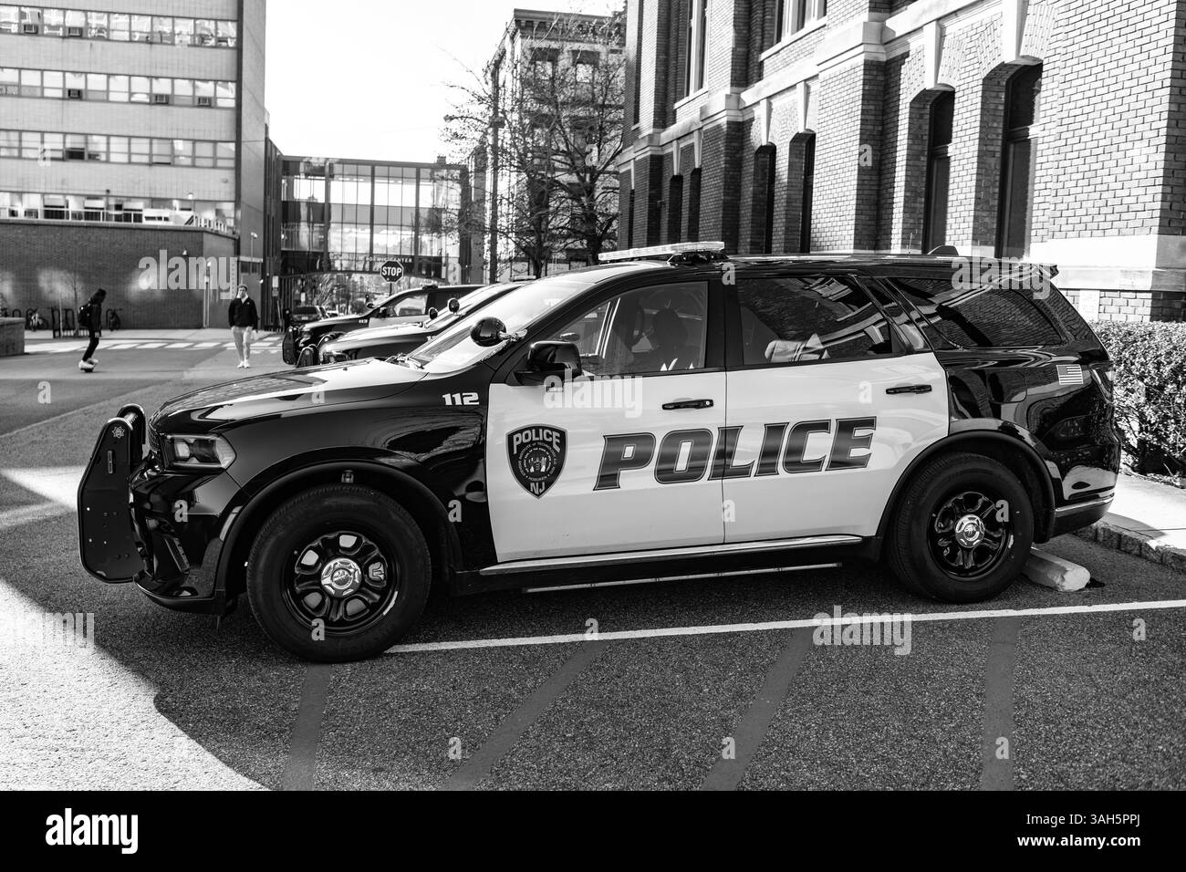 New York City, USA - March 25, 2024: Dodge Durango Police vehicle ...