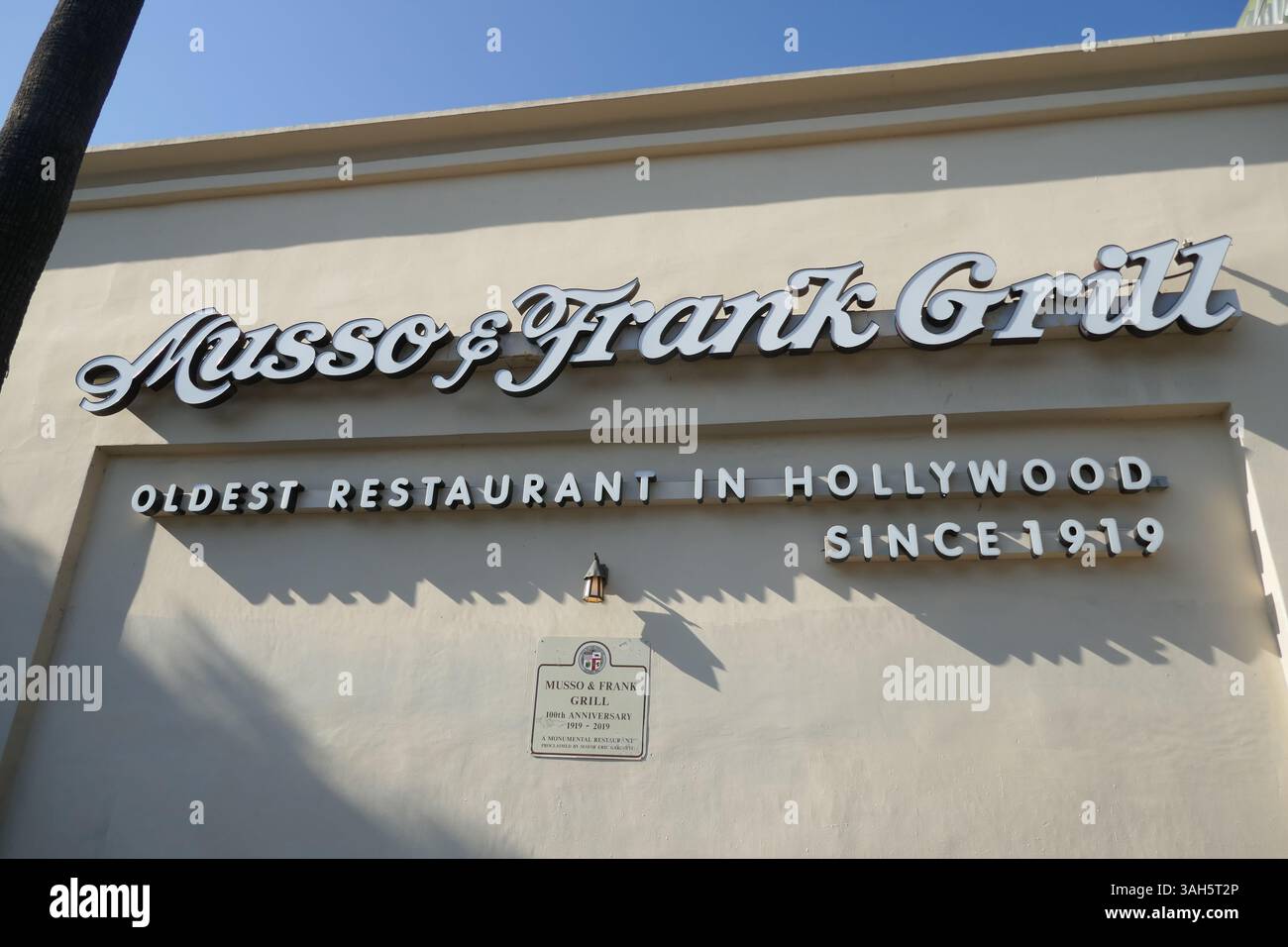 Los Angeles, California, USA 8th April 2025 Musso & Frank Grill on ...