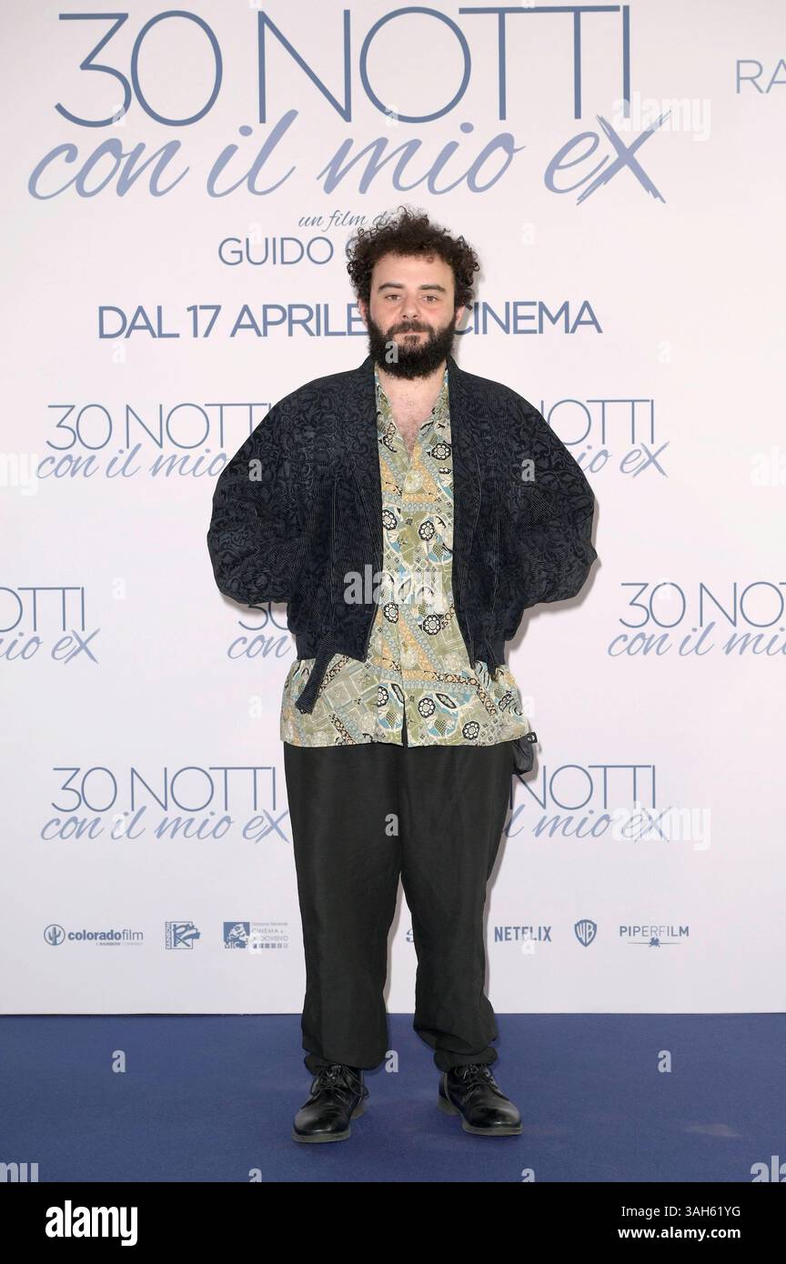 Luca Massaro beim Photocall zum Kinofilm 30 notti con il mio ex im ...