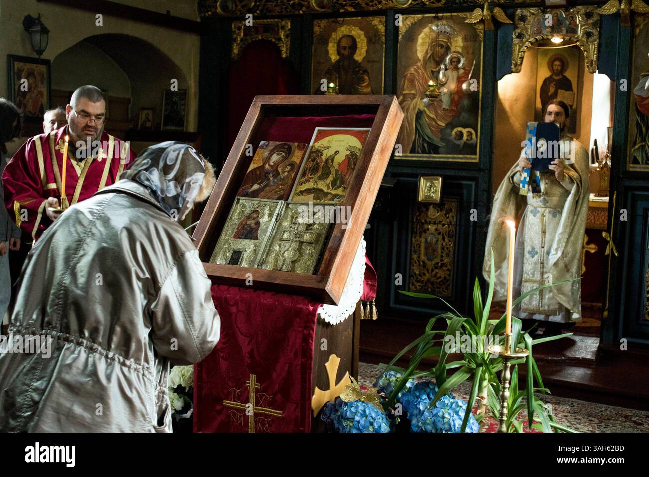 May 16, 2015 - Sofia, Bulgaria - Inside the German monastery St. Ivan ...