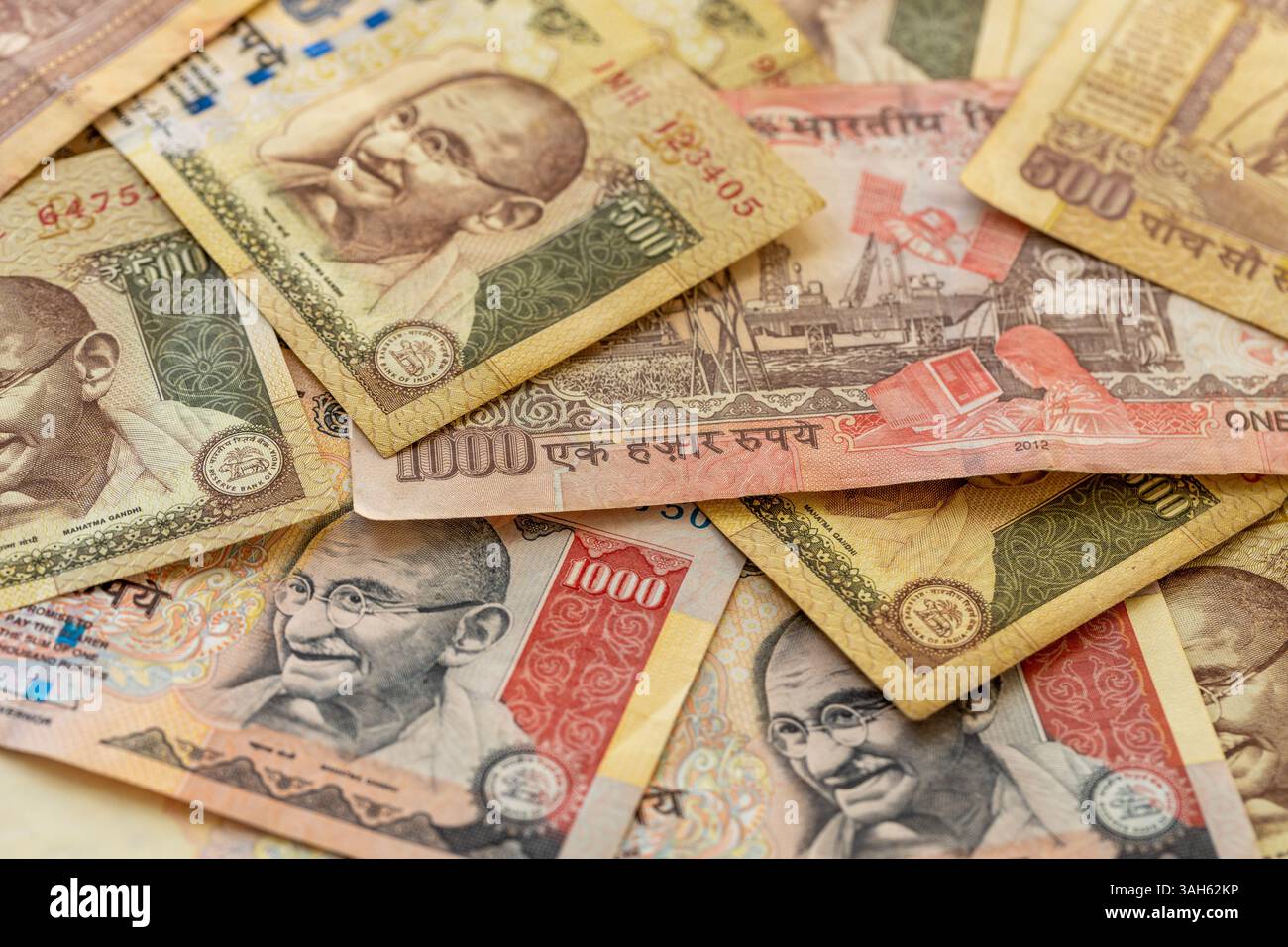 Indian rupees, Old banknotes, retired Indian money one thousand and ...