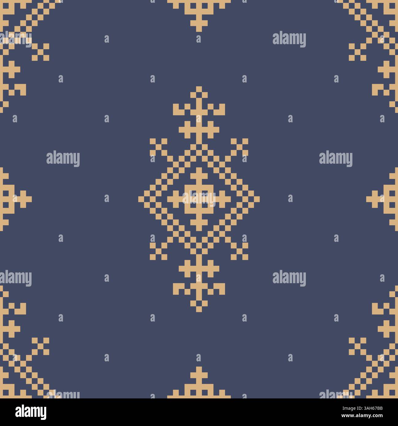 Vector illustration of Ukrainian folk seamless pattern ornament. Ethnic ...