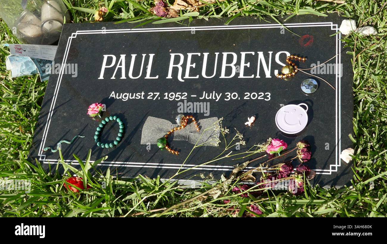 Los Angeles, California, USA 7th April 2025 Actor Comedian Paul Reubens ...