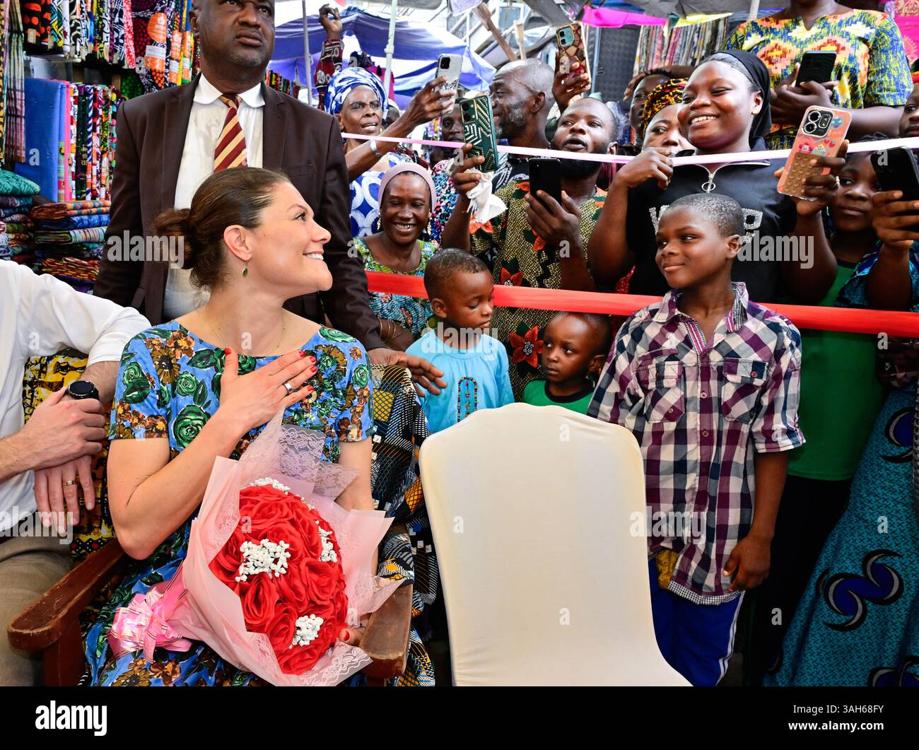 Lagos, Nigeria. 09th Apr, 2025. LAGOS 20250409Crown Princess Victoria ...