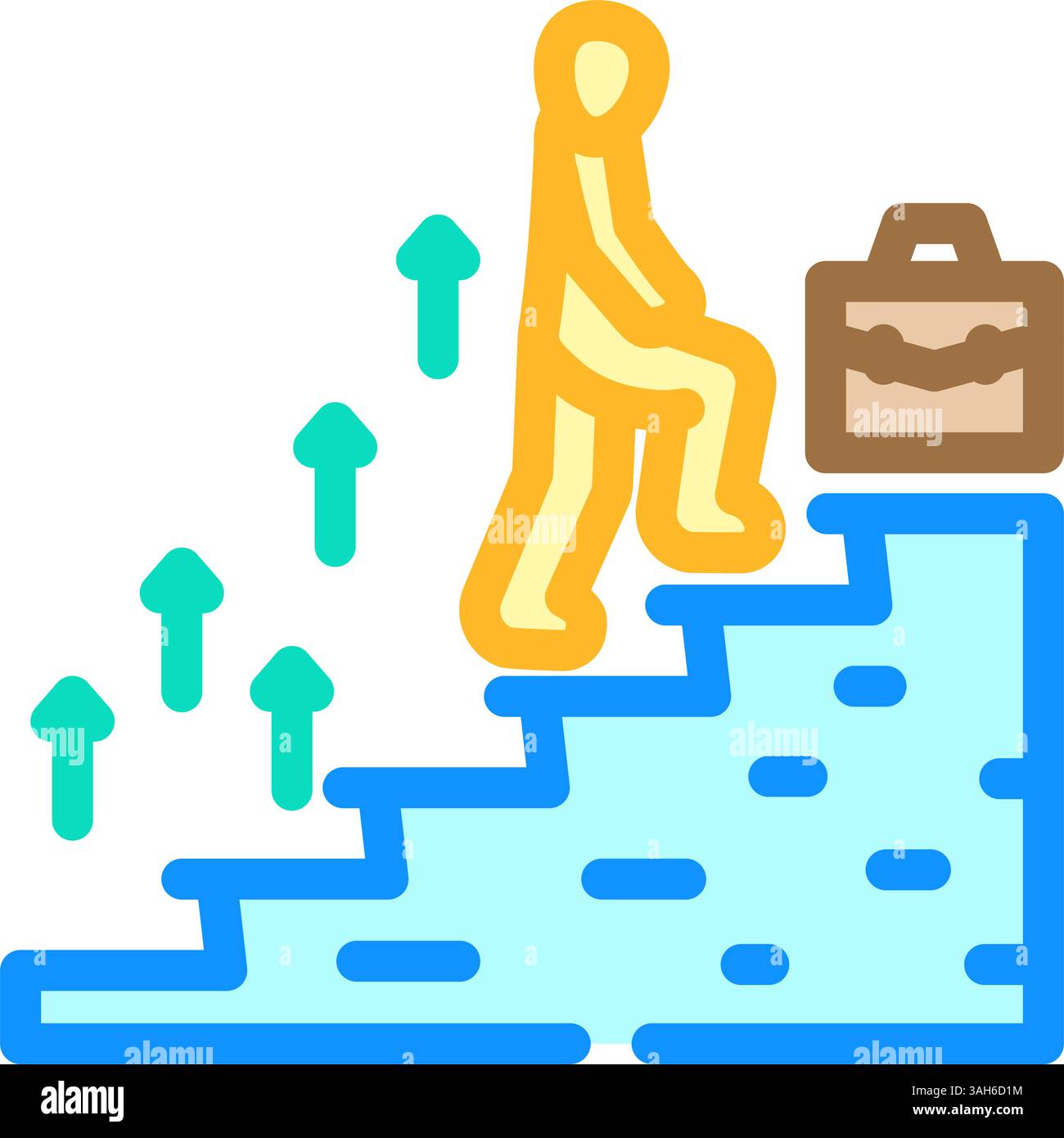 work experience interview job color icon vector illustration Stock ...