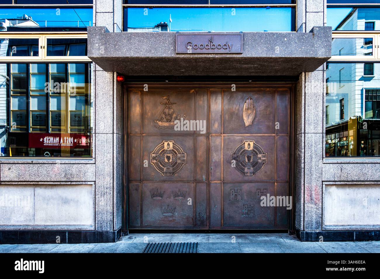 The offices of Goodbody Stockbrokers in Dawson Street, Dublin, Ireland ...