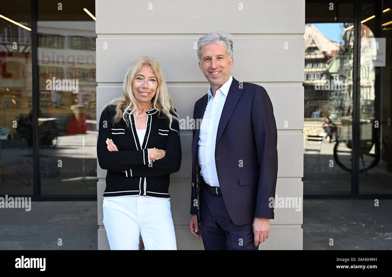08 April 2025, Baden-Württemberg, Tübingen: Tübingen doctor and author ...