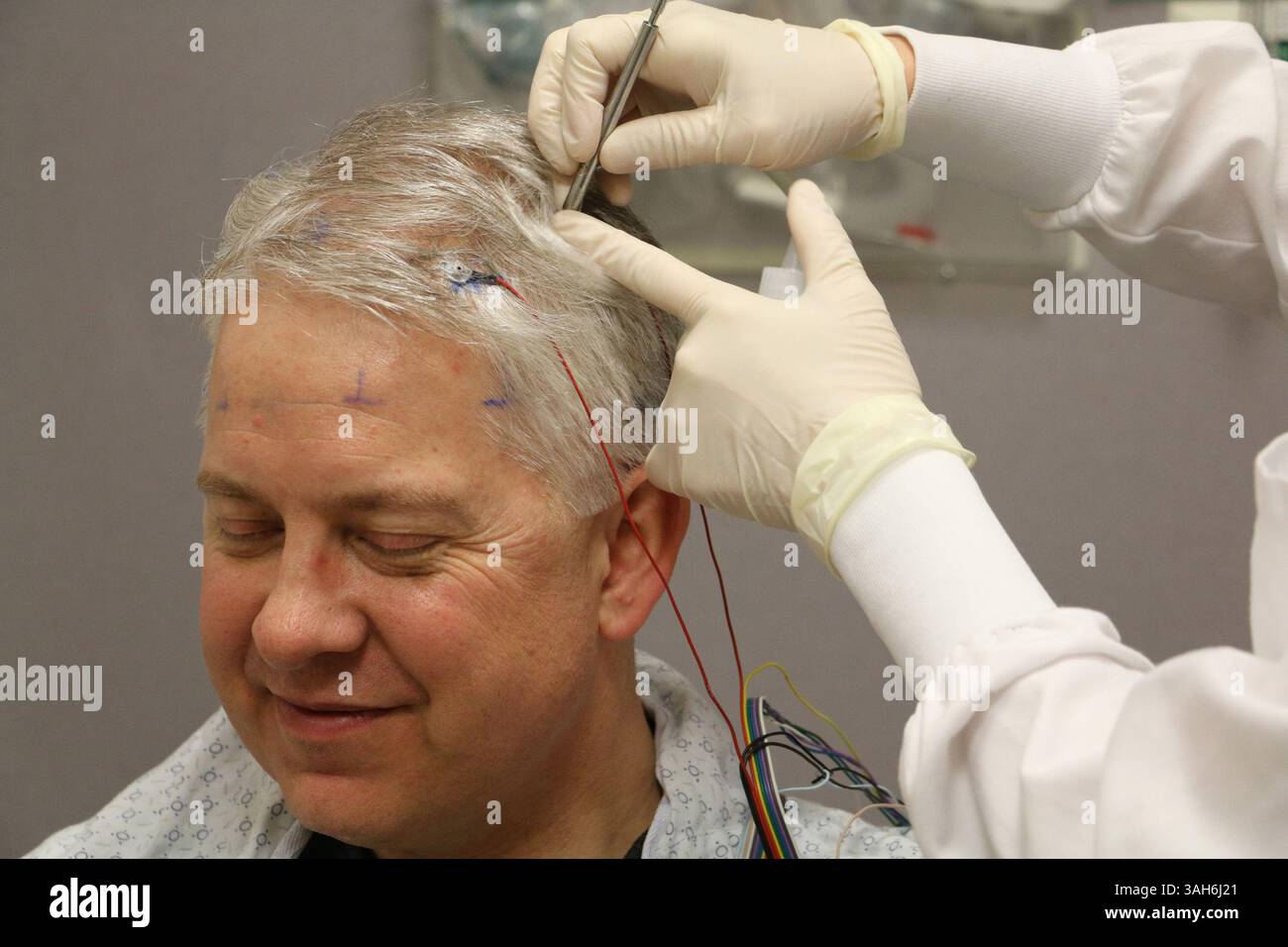March 19, 2015 - MN, USA - Deedre Gillis, a registered EEG technician ...