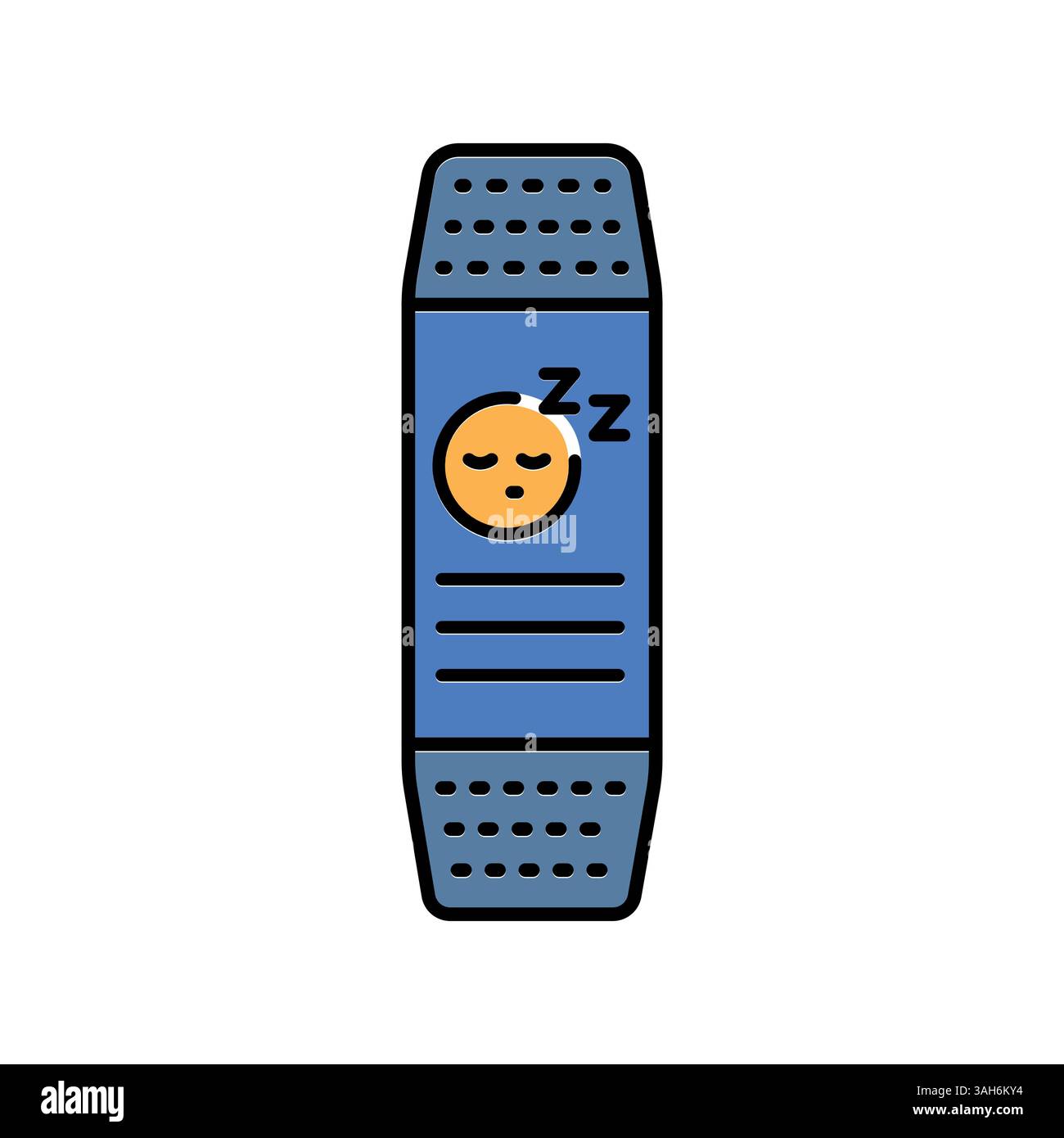 smart sleep bracelet color line icon for digital and print projects ...