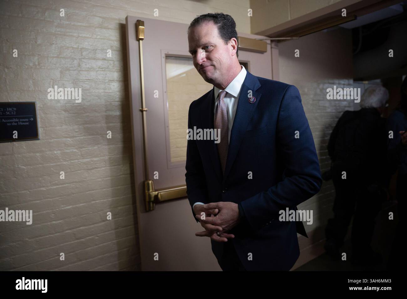 Republican Study Committee Chair August Pfluger (R-Texas) arrives for a ...