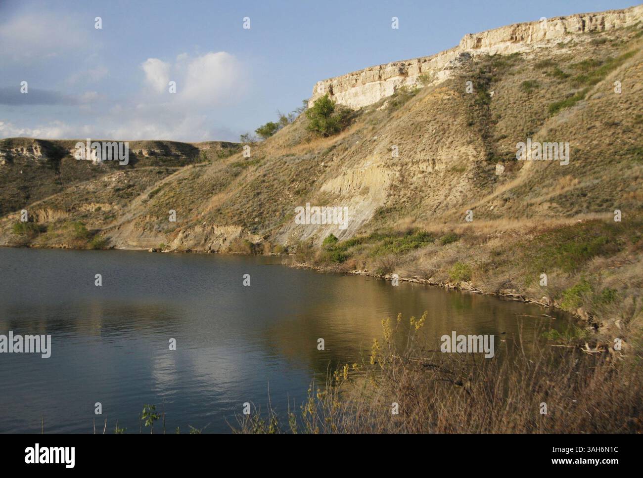 April 21, 2015 - Clark State Fishing Lake, KS, USA - Built in the 1930s ...