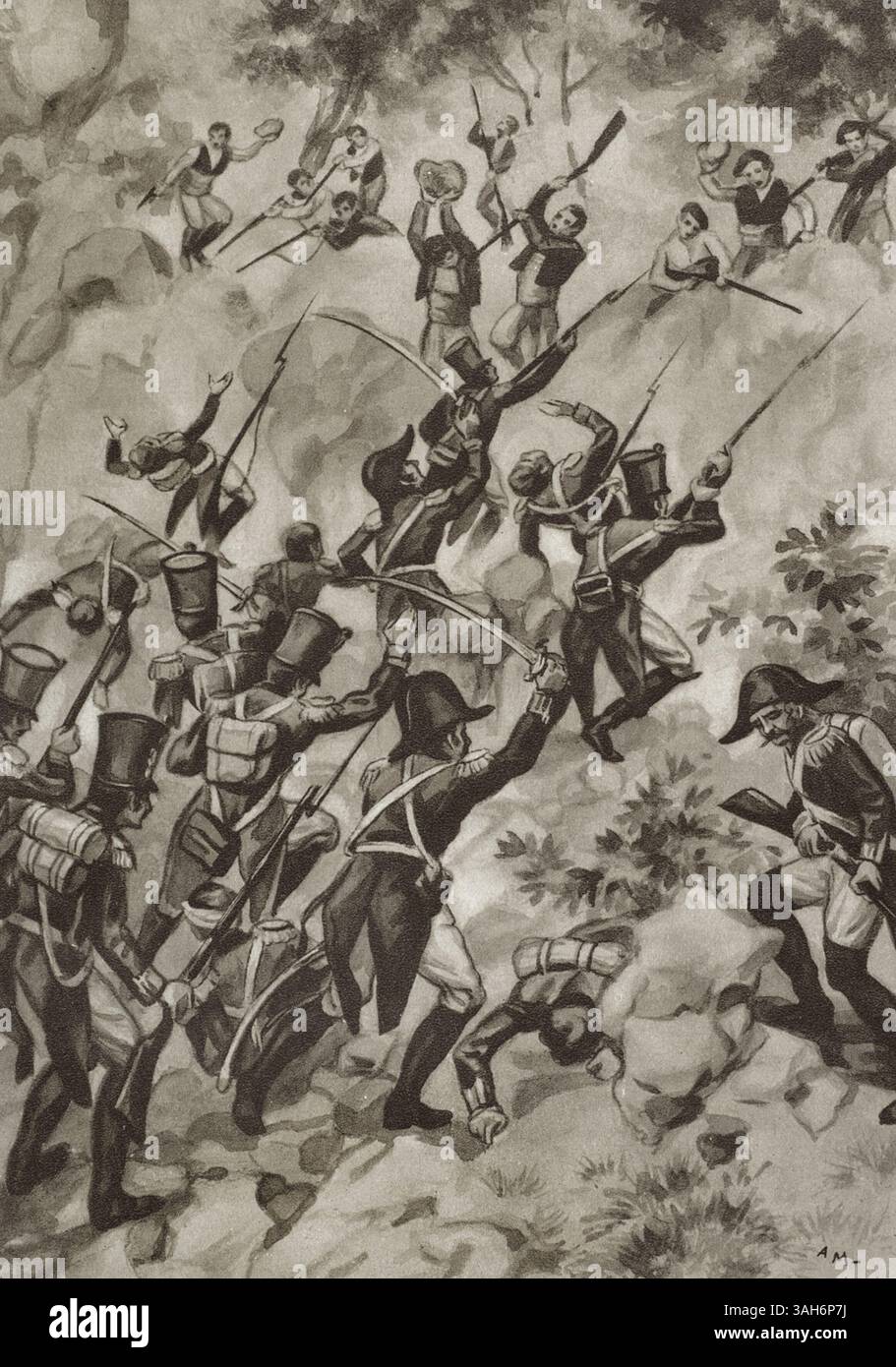 Peninsular War (1808-1814). Guerrilla warfare against the Napoleonic ...