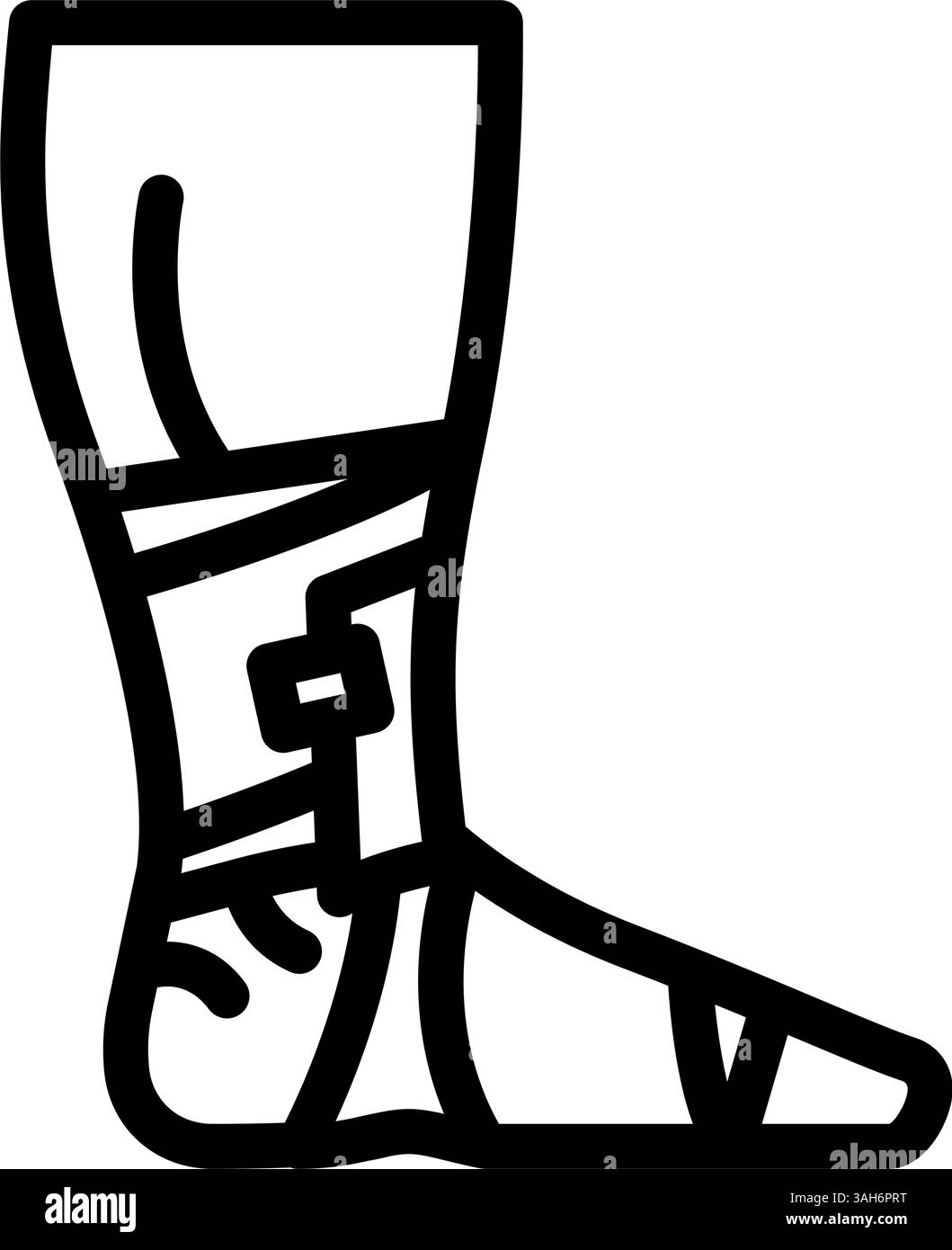 Foot alignment Stock Vector Images - Alamy