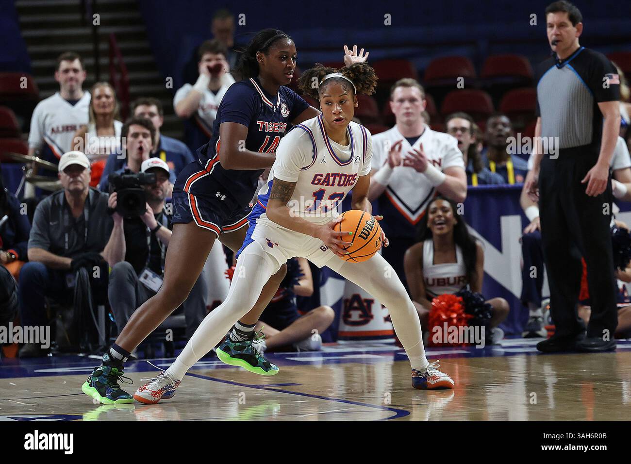 GREENVILLE, SC - MARCH 05: Florida Gators guard Laila Reynolds (13 ...