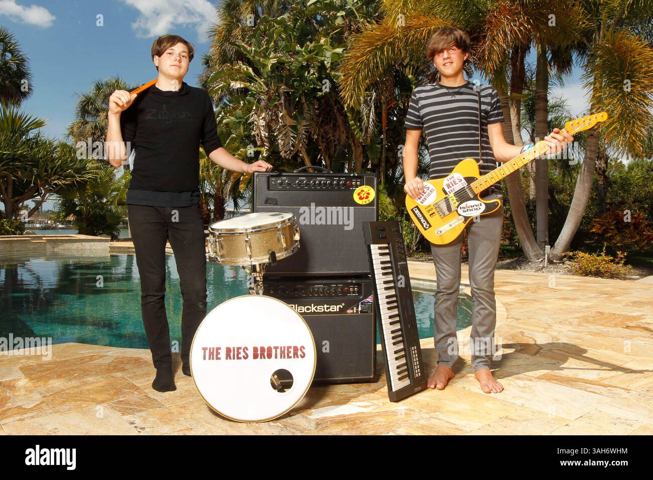 March 12, 2015 - Florida, U.S. - The Ries Brothers, a young pop-rock ...
