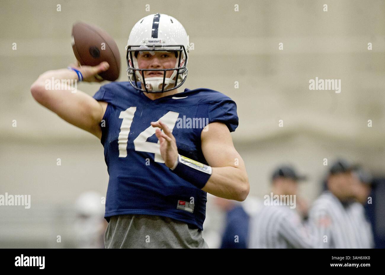 April 1, 2015 - State College, PA, USA - Penn State quarterback ...