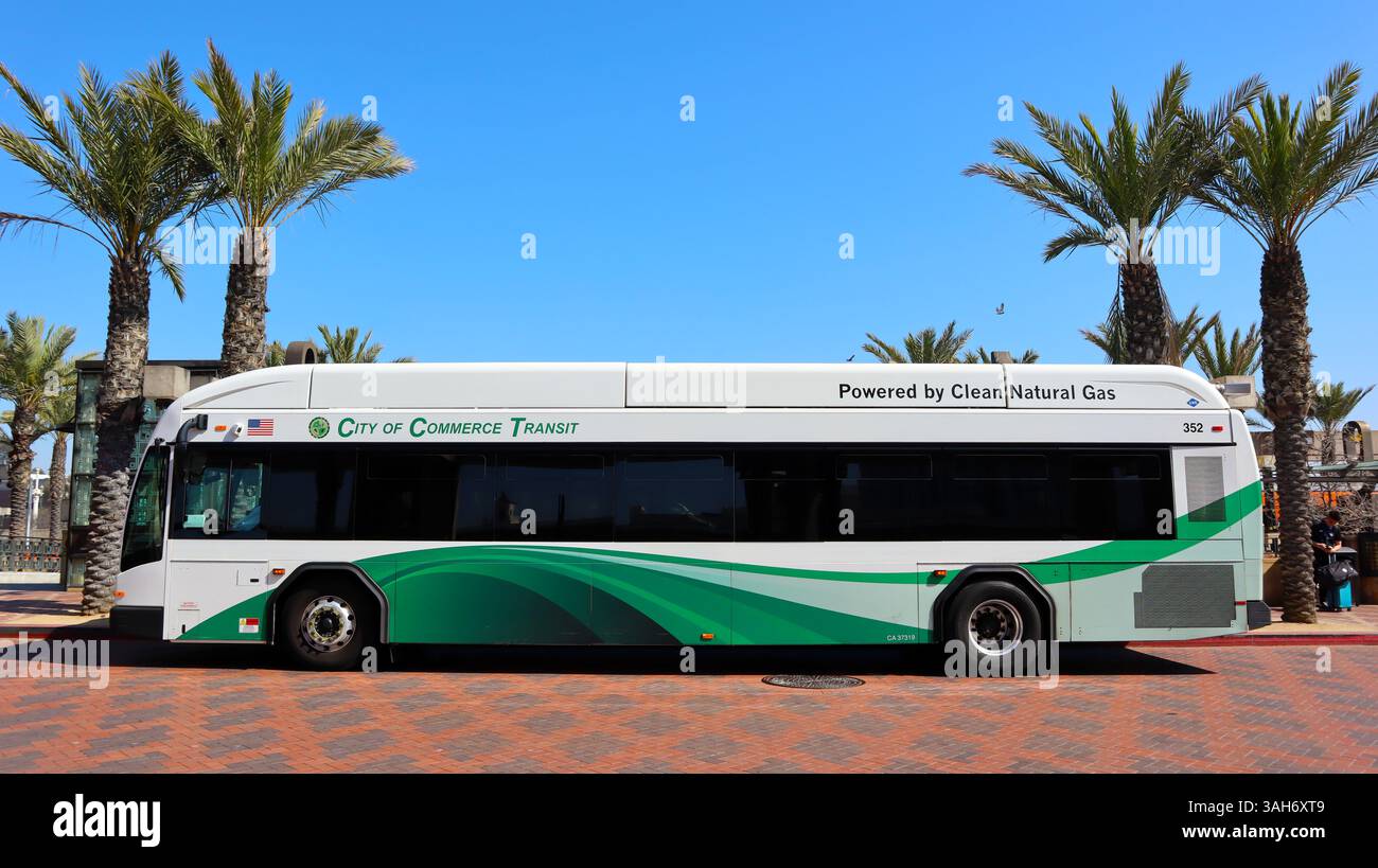 Los Angeles, California: City of Commerce Transit at Los Angeles Union ...