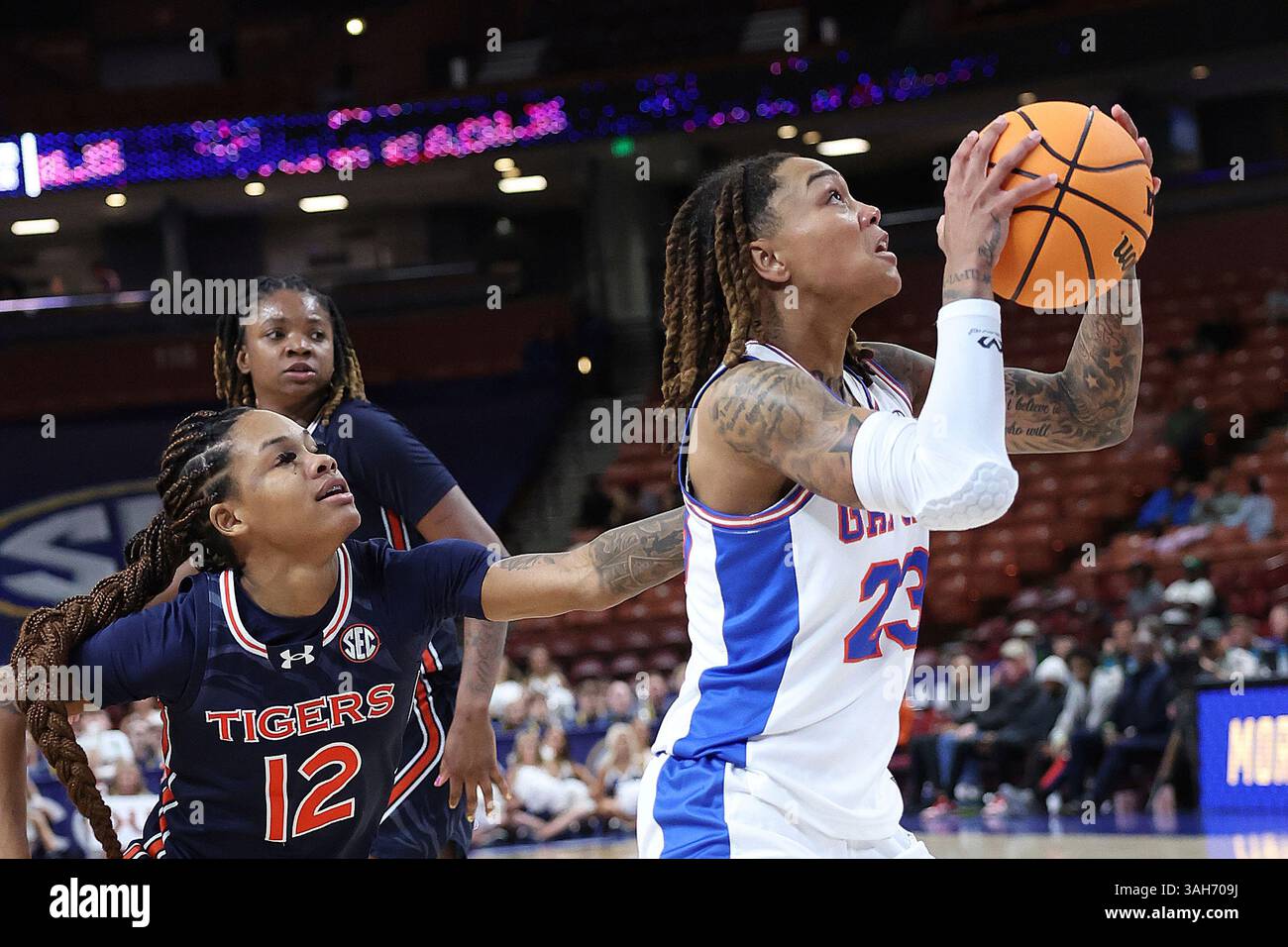 GREENVILLE, SC - MARCH 05: Florida Gators guard Liv McGill (23) during ...