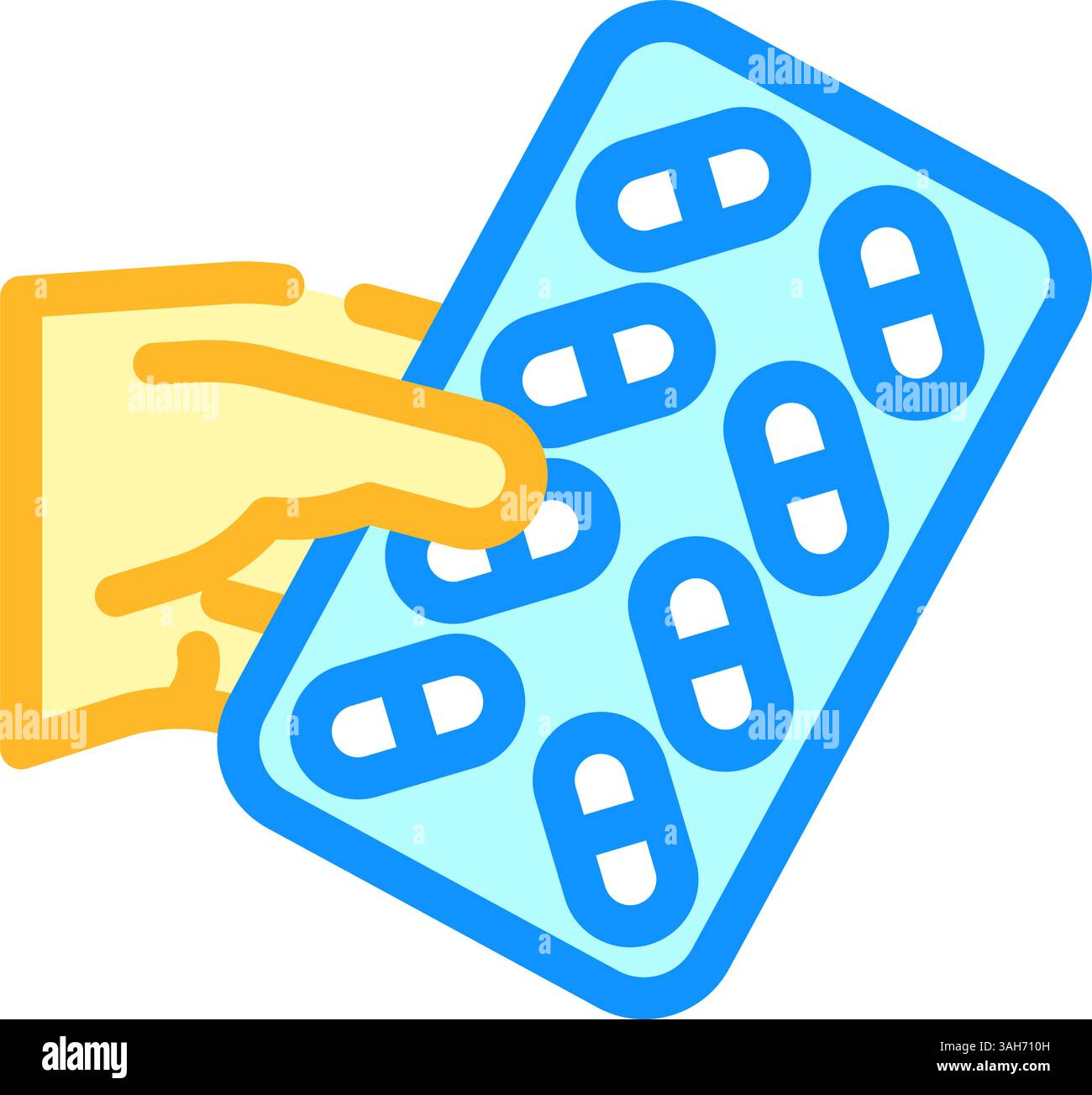 medication dispensing pharmacist color icon vector illustration Stock ...
