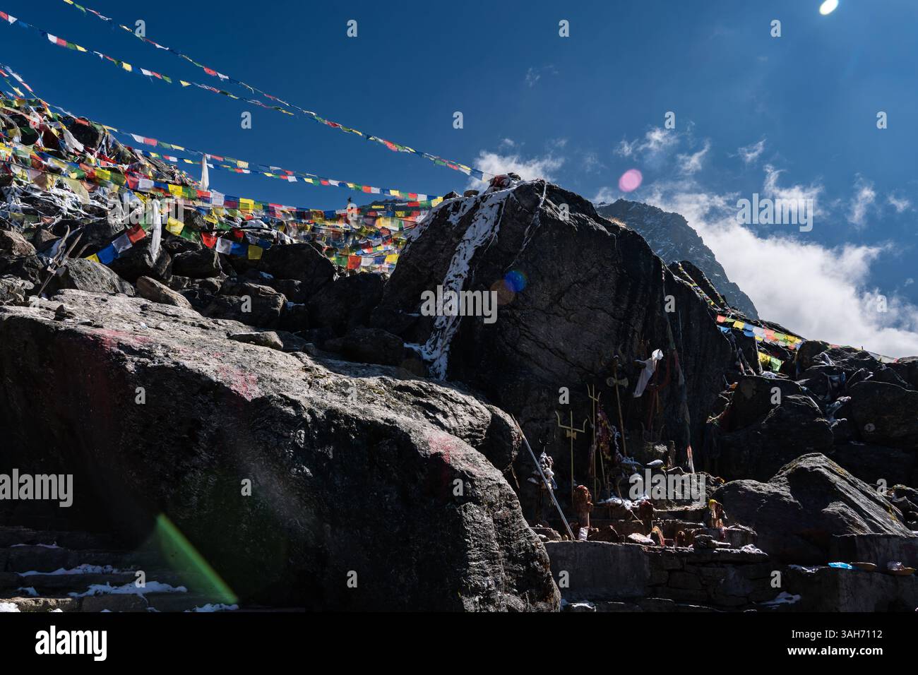 Gosaikunda, Rasuwa, Nepal - October 21 2024: Gosaikunda Lake Hindu ...