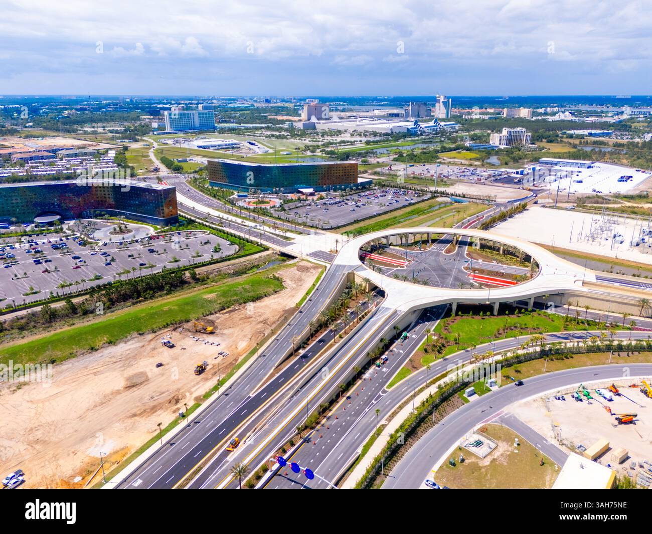 Orlando, FL, USA - April 7, 2025: Orlando Florida aerial photo Kirkland ...