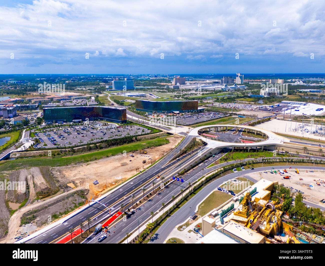 Orlando, FL, USA - April 7, 2025: Orlando Florida aerial photo Kirkland ...
