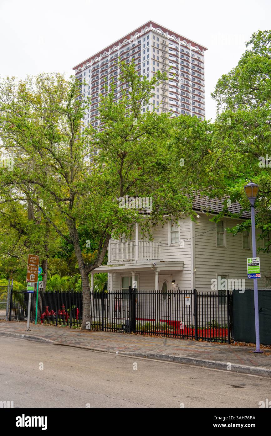 Miami, FL, USA - March 30, 2025: Dorsey House Miami Overtown Florida ...