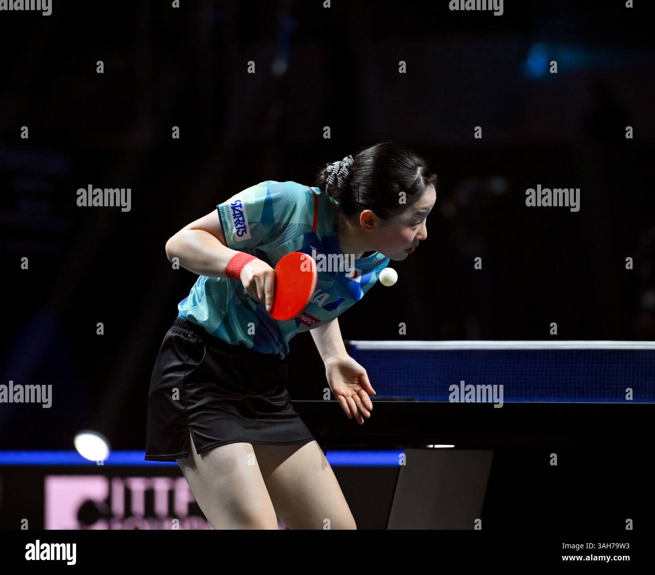 Chennai, India. 30th March, 2025. Miwa Harimoto claimed victory against ...