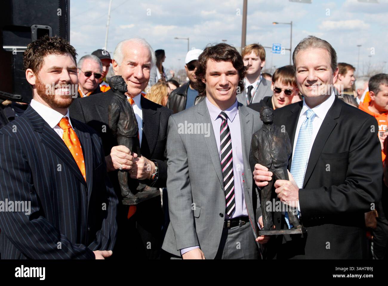 FILE - Following a ceremony honoring the late Philadelphia Flyers' head ...