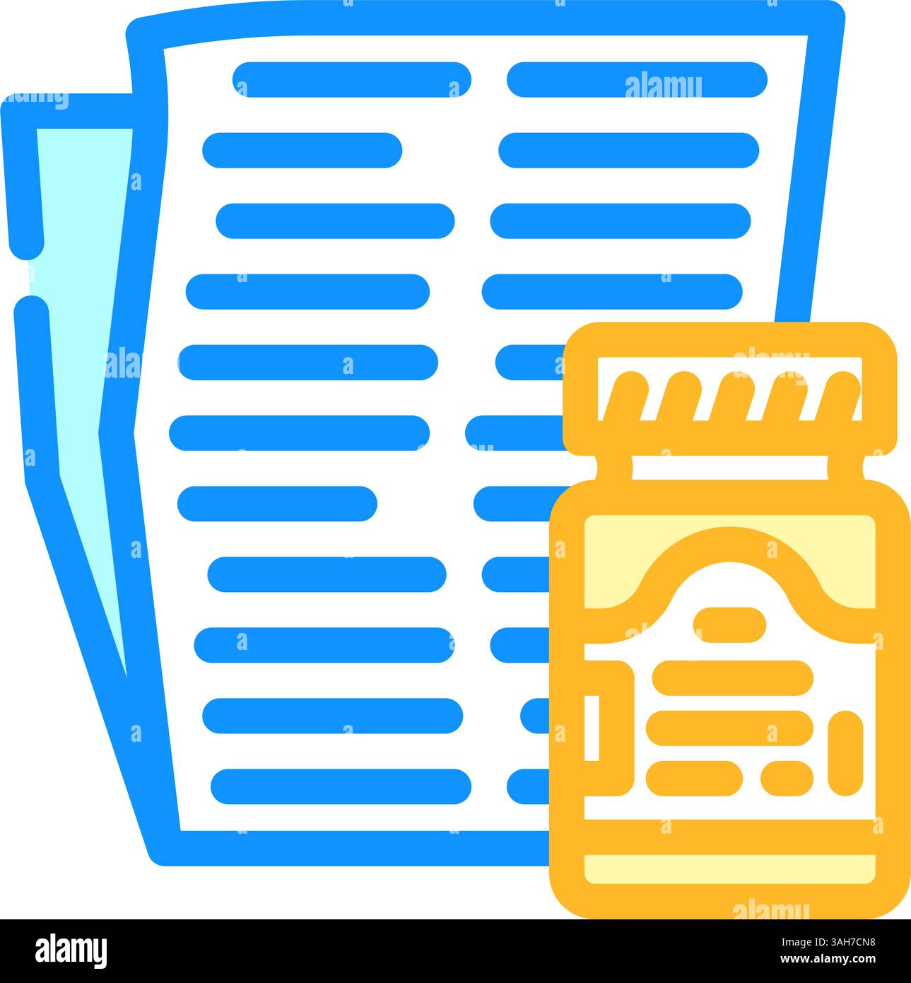 drug information pharmacist color icon vector illustration Stock Vector ...