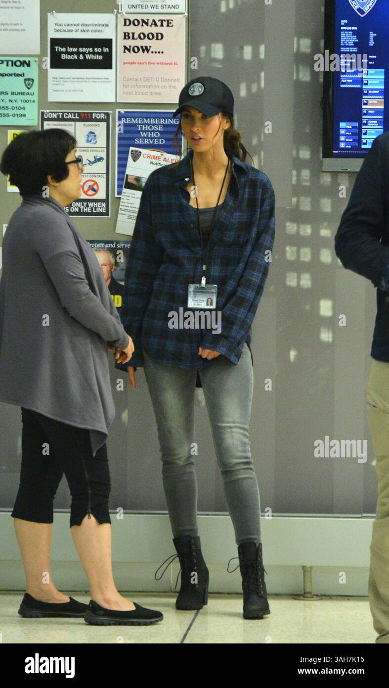 May 28, 2015 - New York City, NY, USA - Actress Megan Fox on the set of ...