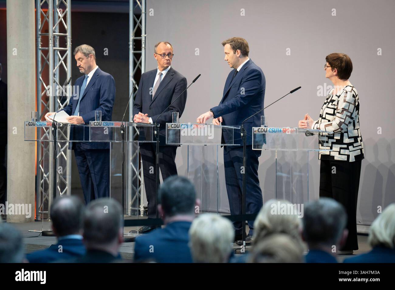 Friedrich Merz, Markus Söder, Lars Klingbeil, Saskia Esken ...