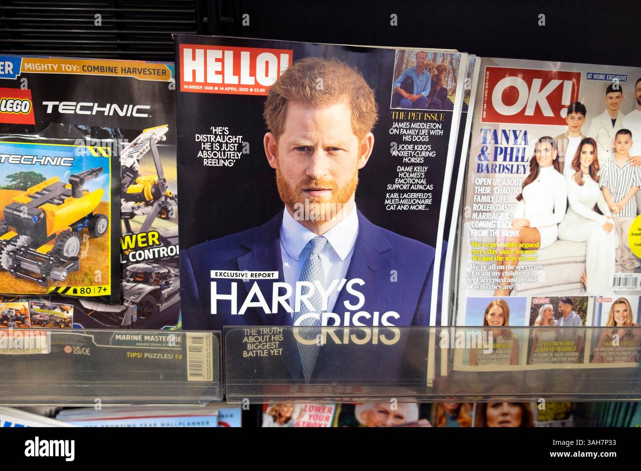 Prince 'Harry 's Crisis' magazine headline front cover HELLO! HELLO ...